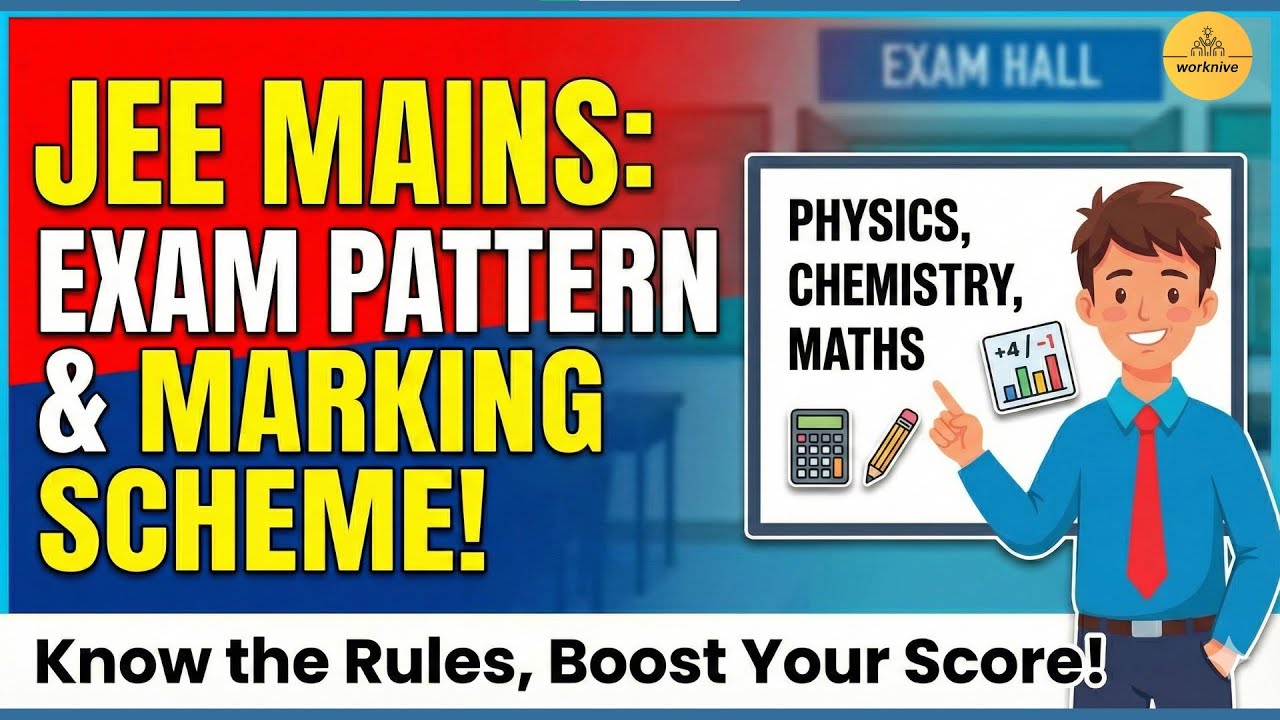 📝 JEE Mains 2026 Exam Pattern & Marking Scheme  | Full Explanation