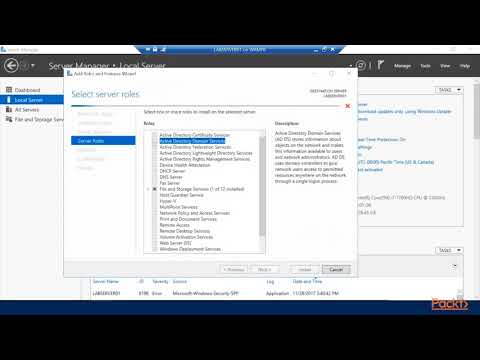 Learn Getting Familiar with Windows Server 2016 Administration Installing Directory| packtpub ...