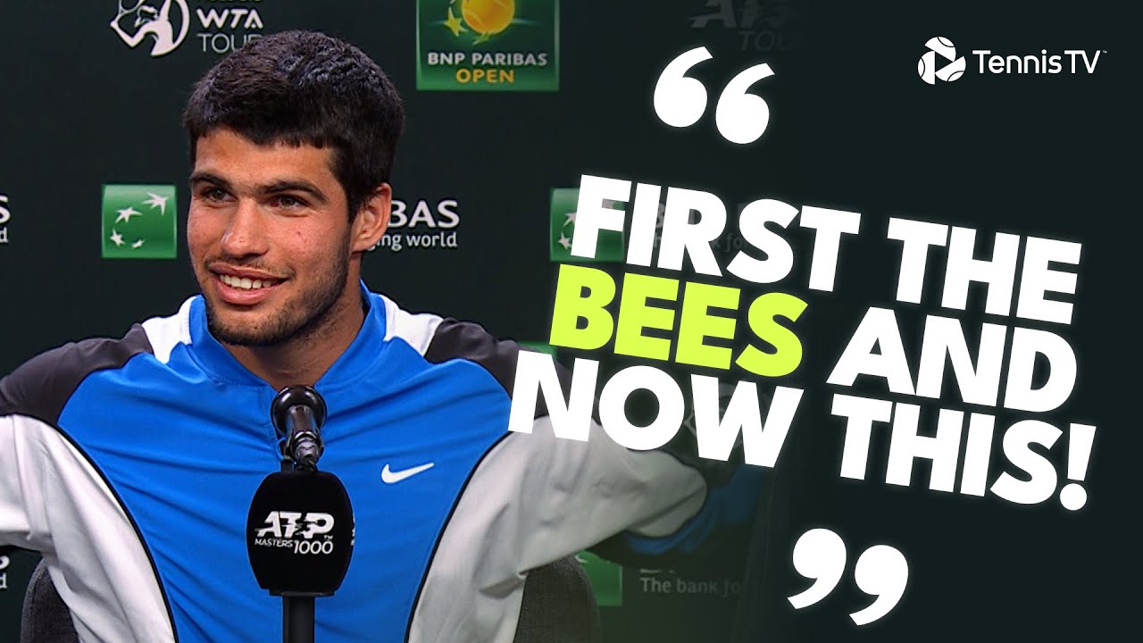 Carlos Alcaraz And Daniil Medvedev React To Indian Wells Final 🗣