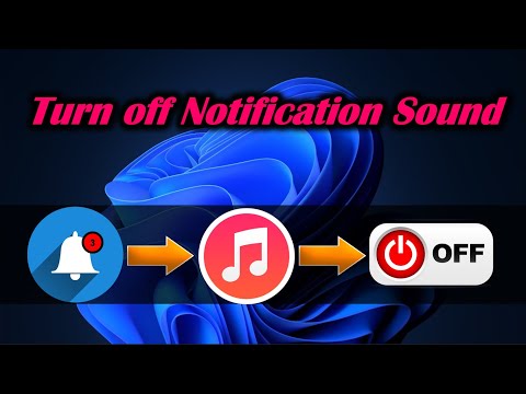 How to disable notification sound in windows 11 turn off notifications ...