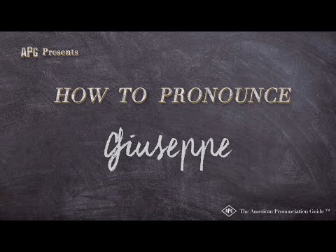 How to Pronounce Giuseppe (Real Life Examples!)