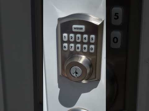 Weiser smart lock(home connect 620) auto lock setup