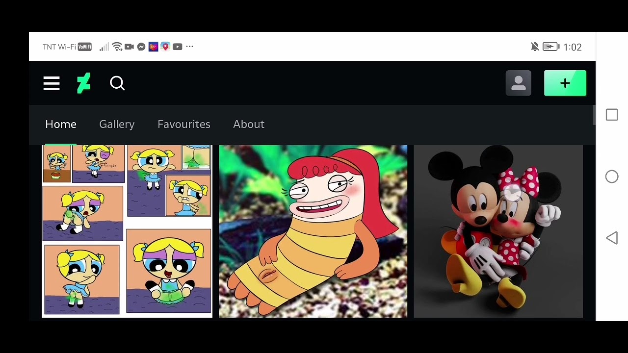 i found the sus account in deviant art