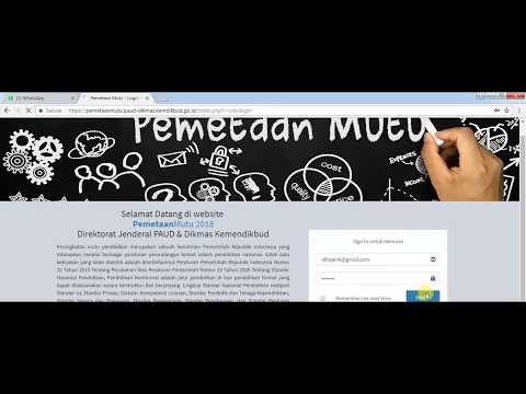 tutorial PemetaanMutu 2018 Direktorat Jenderal PAUD & Dikmas Kemendikbud