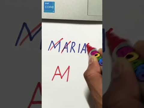 common name MARIA. #maria #logo #namelogo #interesting #challenge #simple
