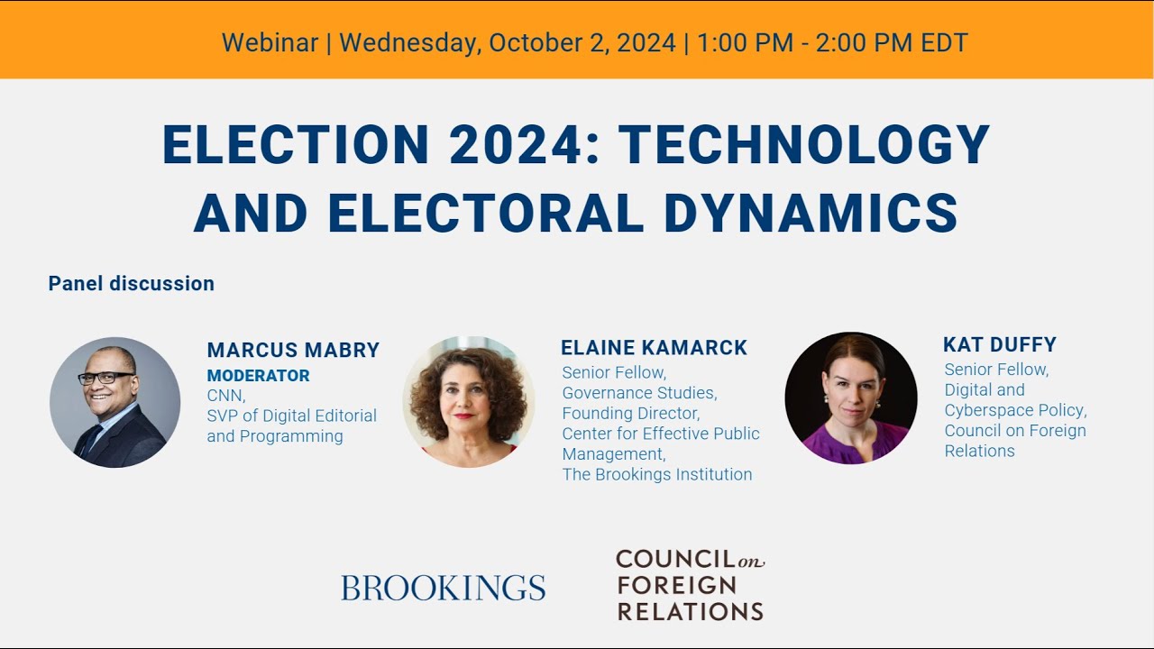 Election 2024: Technology and electoral dynamics