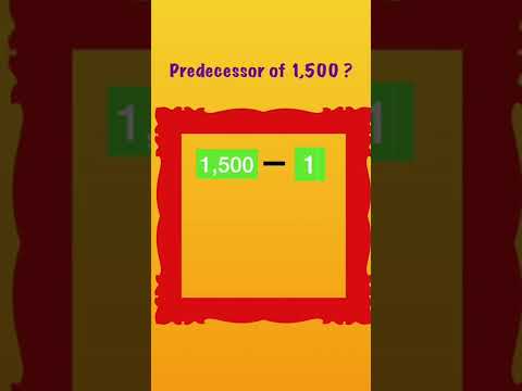 # How to find out the predecessor of a number