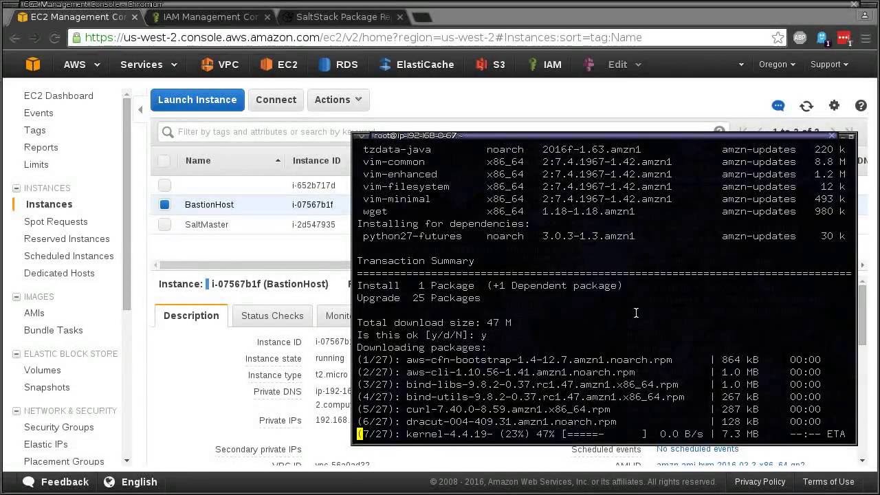 AWS SaltStack salt-cloud automation video 01