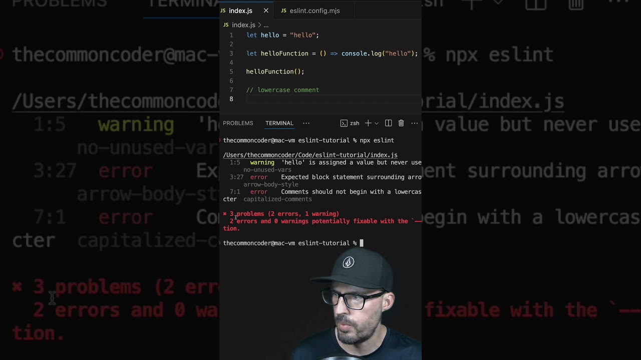 Instantly Fix JavaScript Errors Using ESLint!