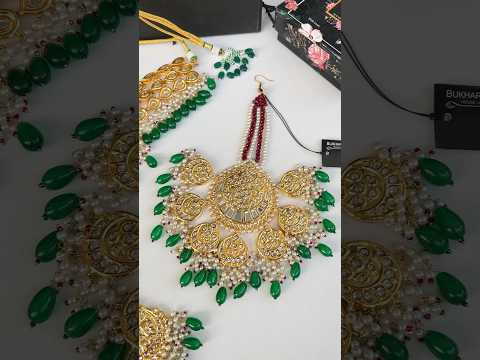 STATEMENT SET | WEDDING JEWELLERY | BUKHARI ACCESSORIES | HOW TO CREATE MUGHAL LOOKS