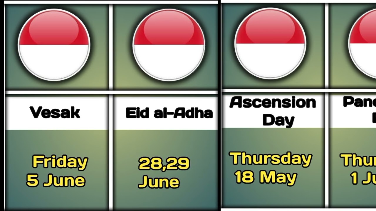 Indonesia Public Holidays in 2023 #publicholiday #public #holiday #viralvideo #indonesia