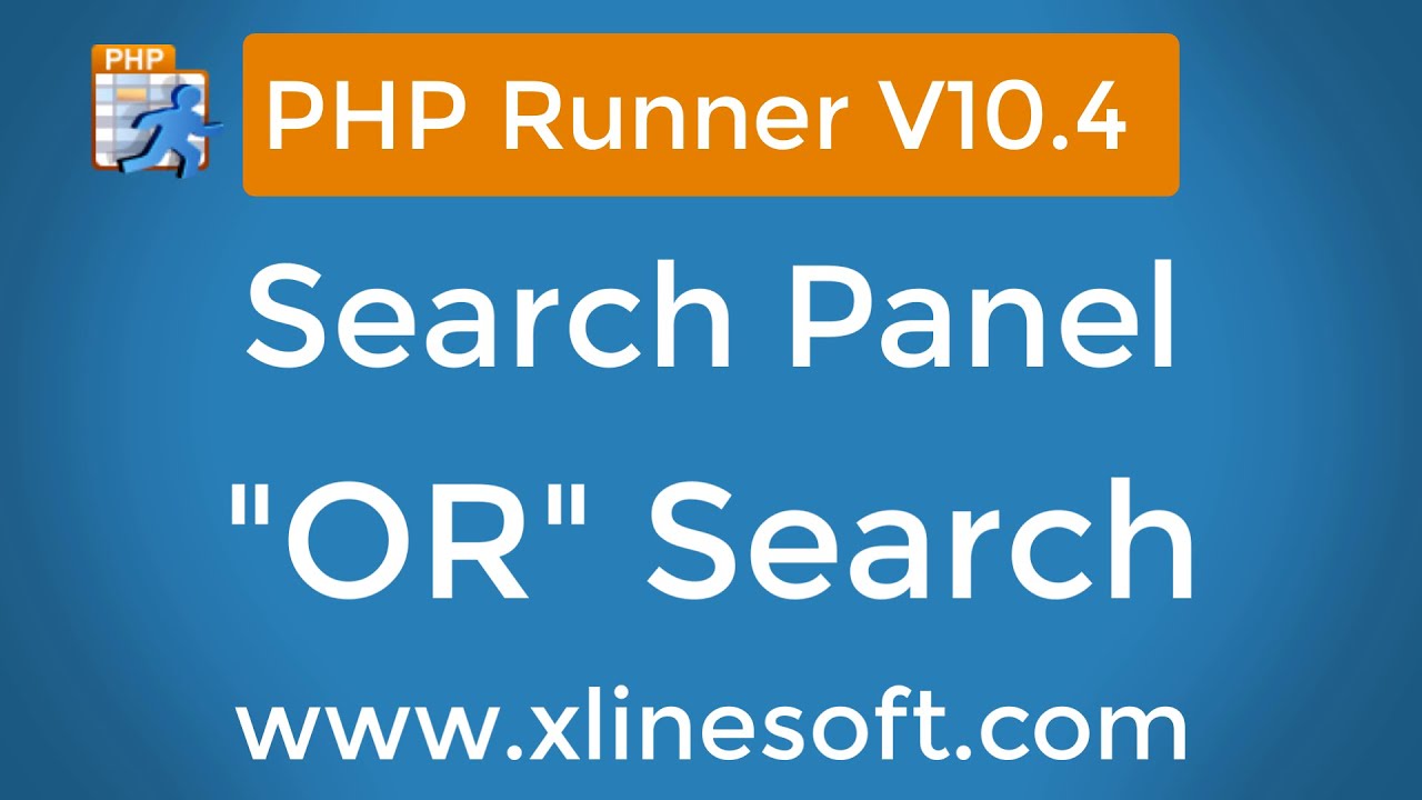 PHP Runner V10.4 OR Search
