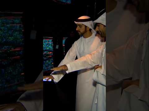 Sheikh Hamdan Bin Mohammed فزاع Fazza Dubai Crown Prince At Tech Expo #sheikhhamdan #faz3 #fazza