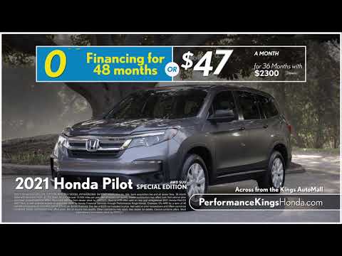 Lease a 2021 Honda Pilot Special Edition at Performance Kings Honda