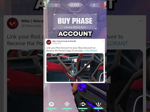Link your Xbox account to Riot Games to get your POCKET SAGE gun buddy…