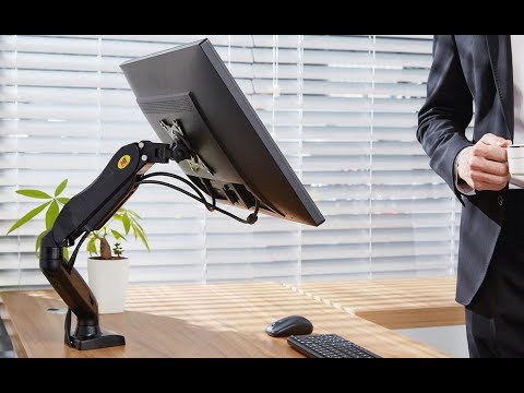 NB North Bayou Monitor Desk Mount Stand Full Motion Swivel Monitor 17 27'' - Test