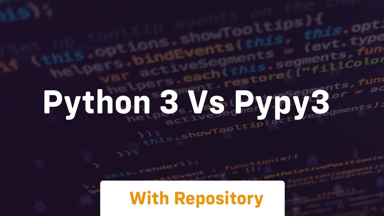 python 3 vs pypy3