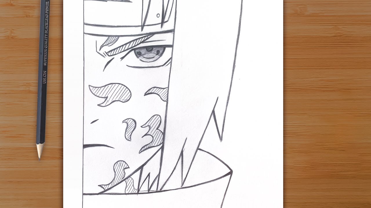 How to Draw Sasuke Uchiha: Easy Step-by-Step Tutorial!
