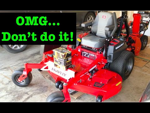 Jump starting Zero turn mower - Dead battery