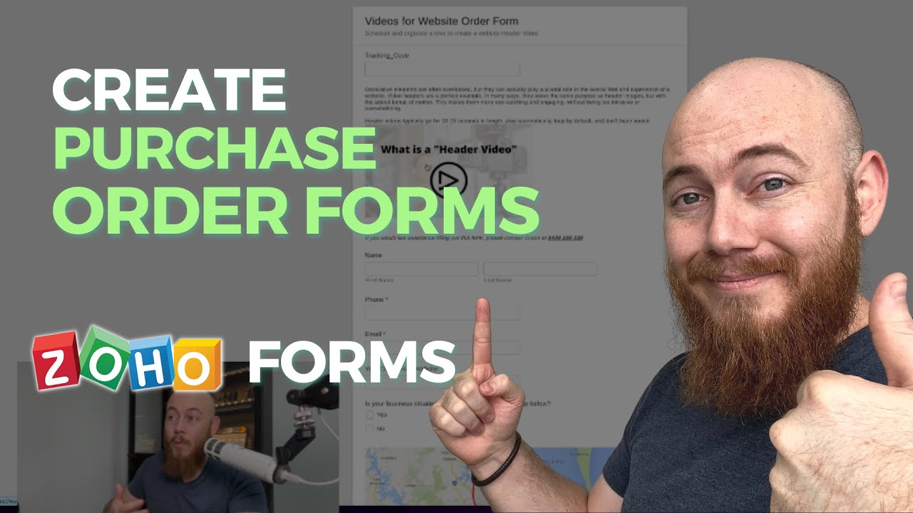 Create referral Order Forms with Zoho forms