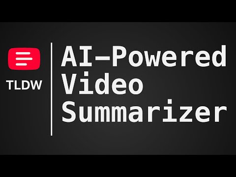 TLDW: AI-Powered YouTube Video Summarizer - Chrome Web Store