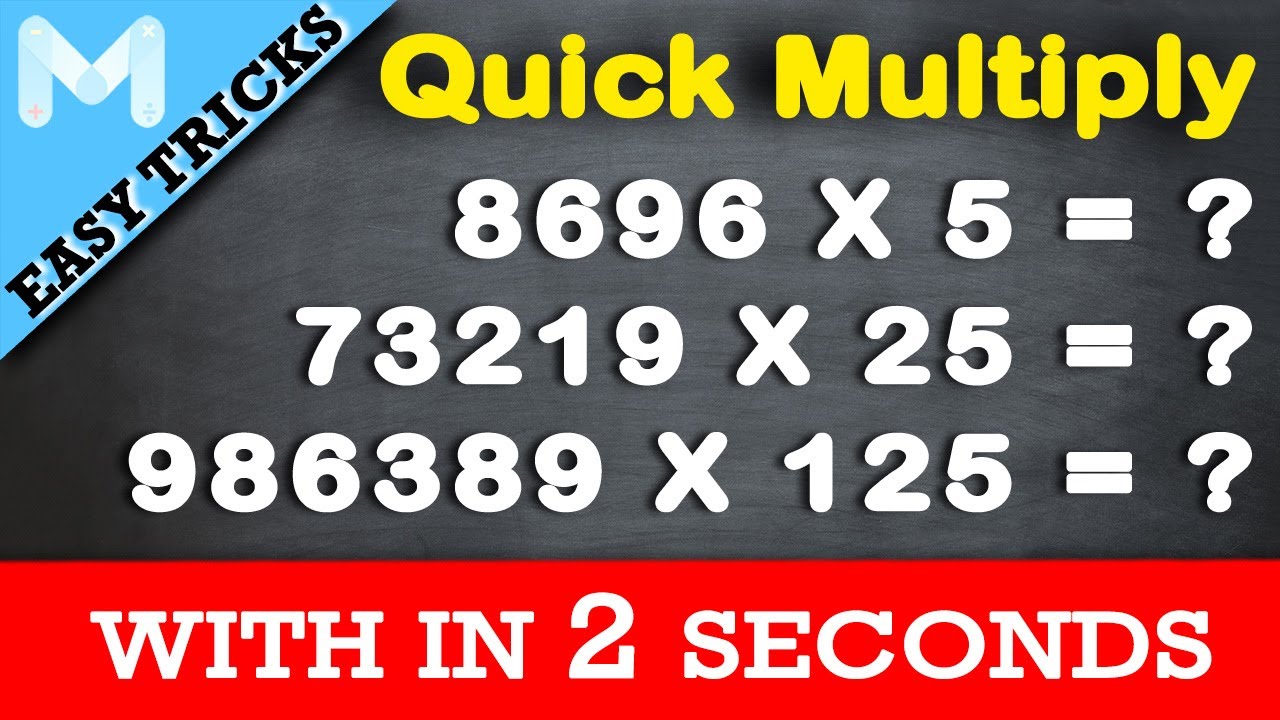 Tricks to multiply with 5, 25 and 125 || Reasoning || SSC || RRB || IBPS || BANK PO || UPSE || TGT