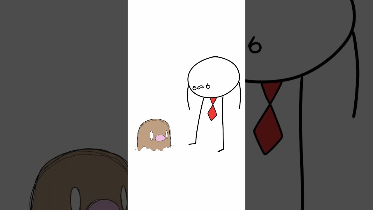 DIGLETTS TRUE FORM #pokemon #animation