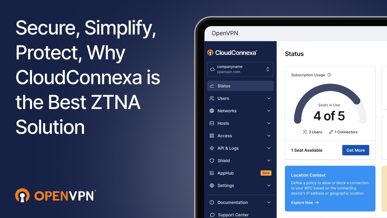 Secure, Simplify, Protect Why CloudConnexa is the Best ZTNA Solution