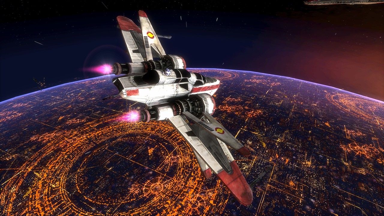 Battlefront II Coruscant Space Battle Remaster mod Classic Collection
