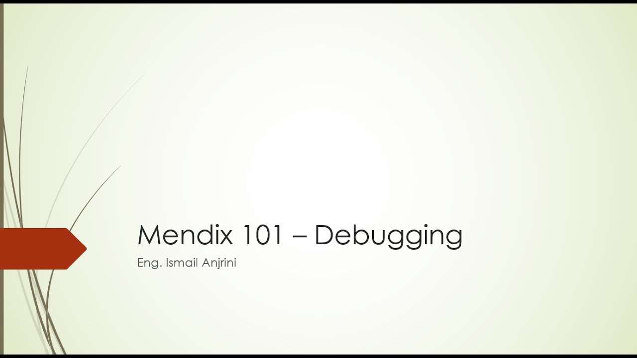 055 - Mendix Platform - Debugging