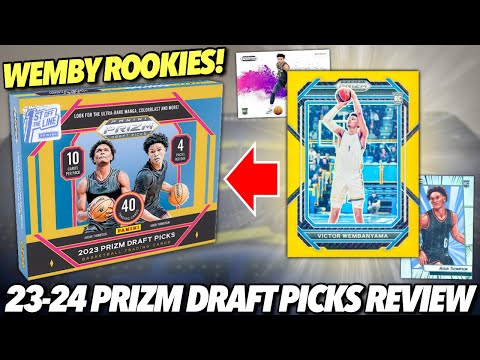 *WEMBANYAMA ROOKIES HAVE ARRIVED! 😮🔥* 2023-24 Panini Prizm Draft Picks Basketball FOTL Hobby Box