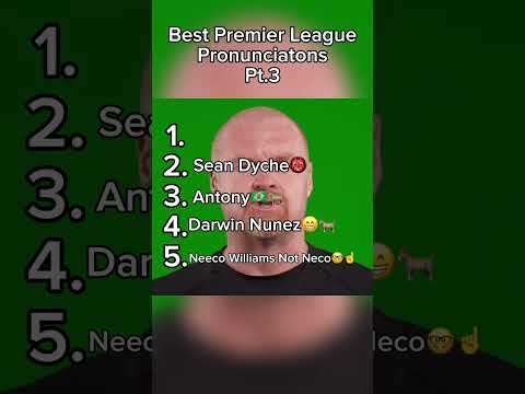 Best Premier League Pronunciations Pt.3 #football #premierleague