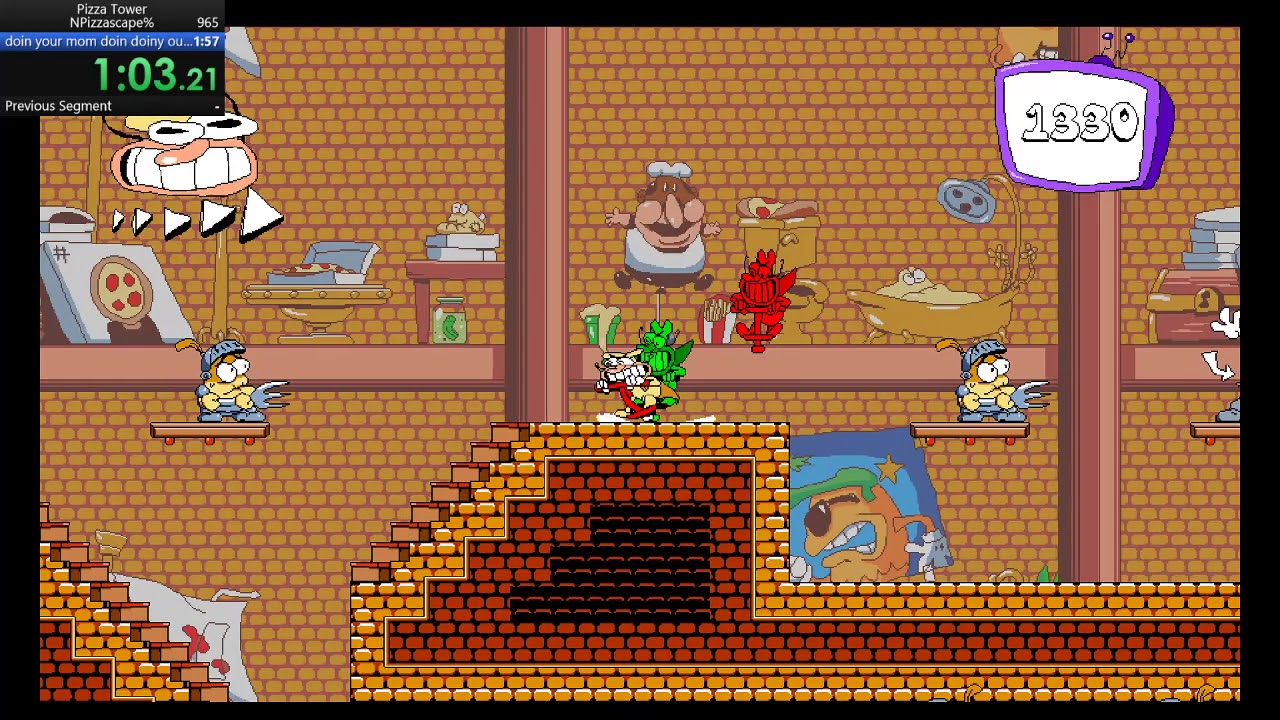 [v21] Noise Tower Pizzascape% Speedrun (1m52s)