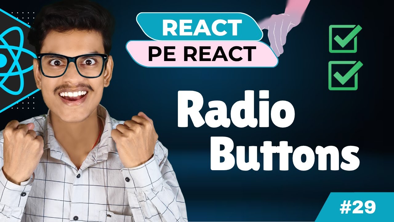 Radio Buttons In React | #29 | #reactpereact