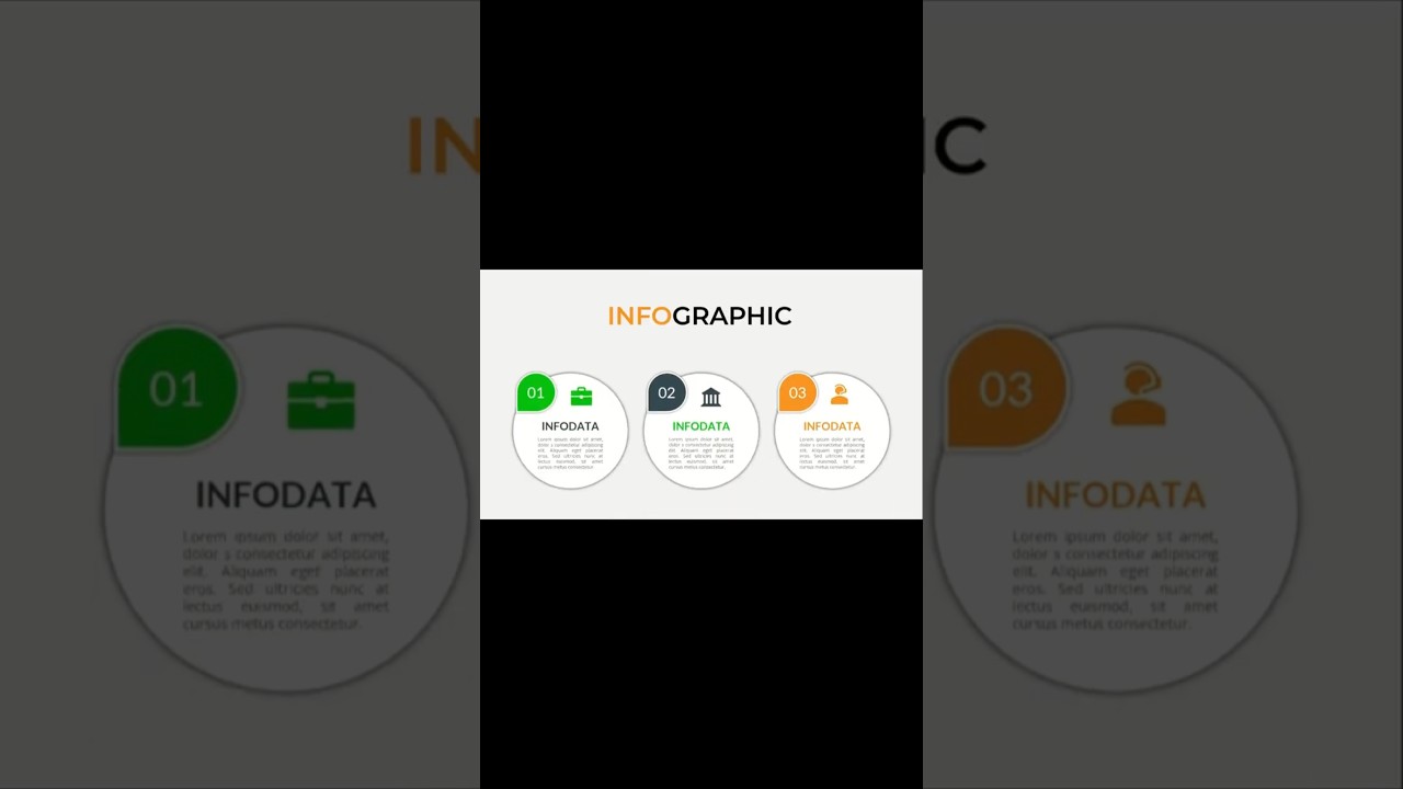 Create Teardrop Infographic Icons in PowerPoint | Fly In + Strips Animation