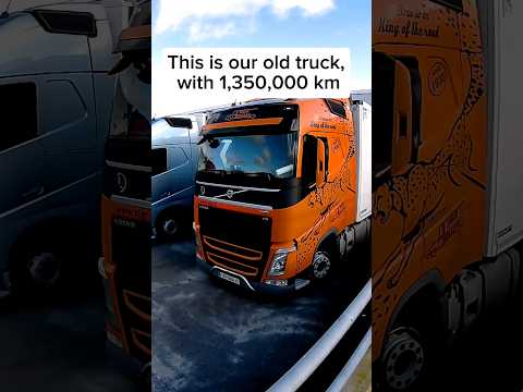 our old truck, with 1,350,000 km #trucking #truck #valentinesday #flowers #volvofh #truckinglive