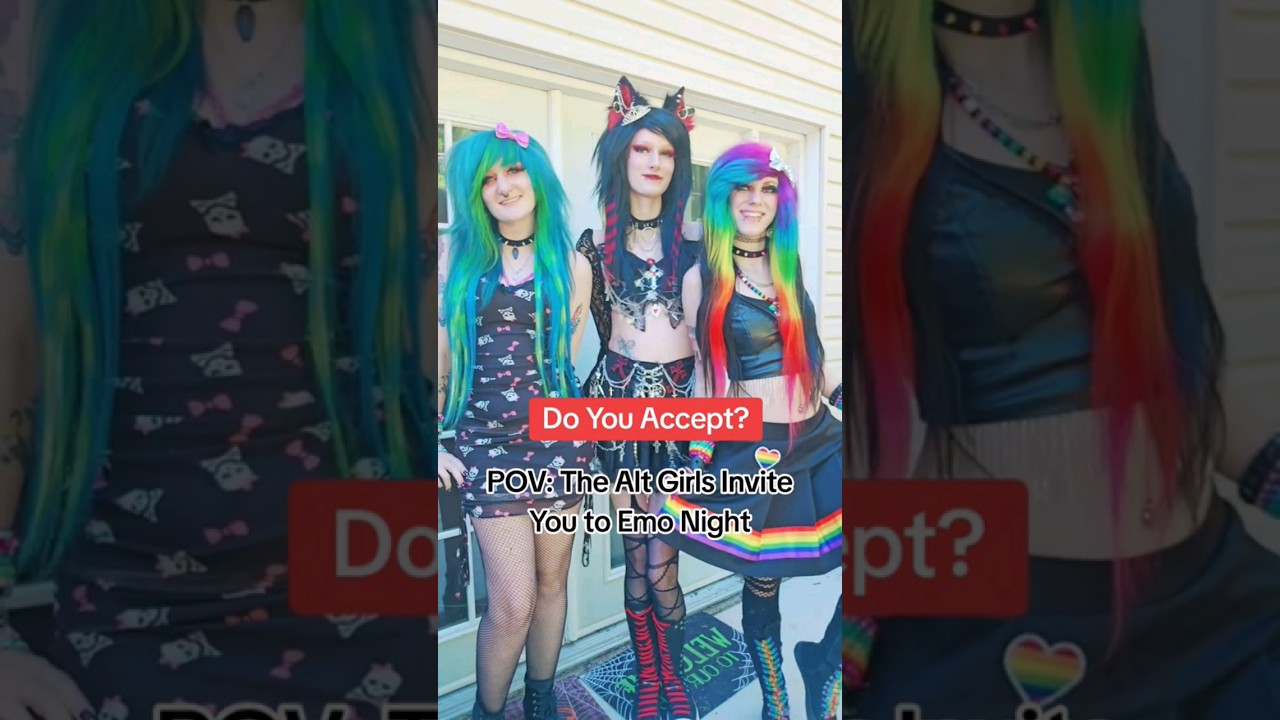 Emo Night Invite #emo #fyp #emogirl