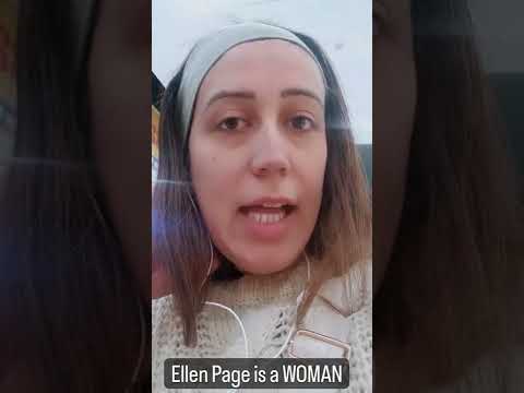 Ellen Page is a Woman! | #short #reel #elliotpage