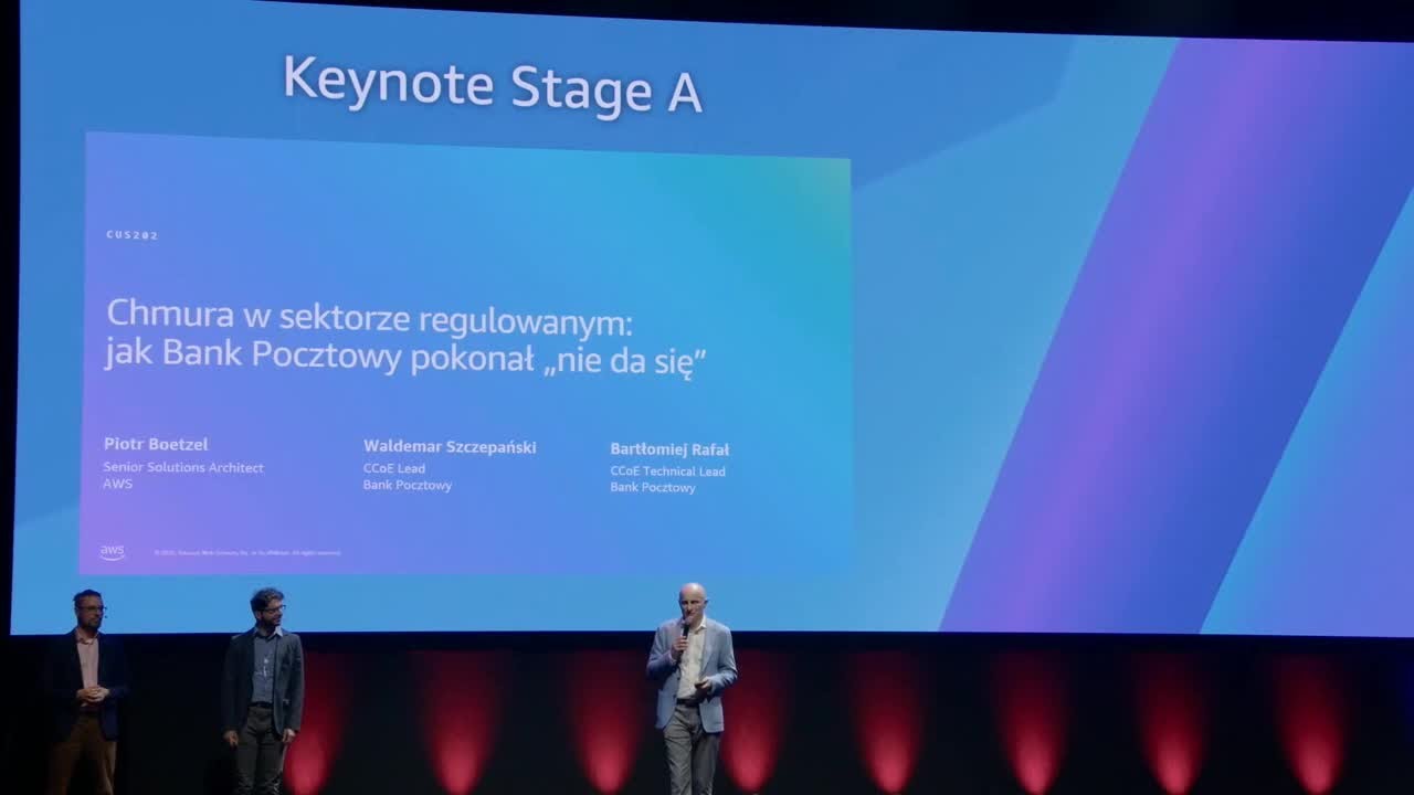 AWS Summit Poland 2025 - Chmura w sektorze regulowanym: jak Bank Pocztowy pokonał 