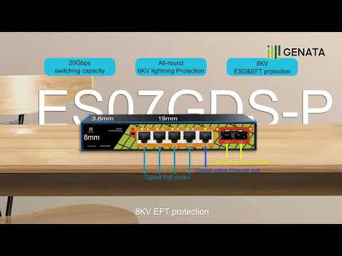 2.5G Optical Uplink, New Small - Port PoE Switch Launched! (ES07GDS - P)