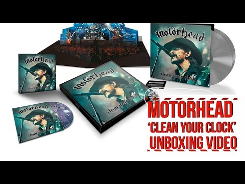 Motorhead: em vídeo, unboxing da edição do "Clean Your Clock"
