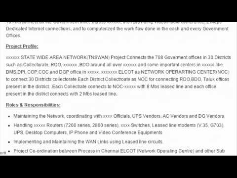 Network Administrator Sample Resume