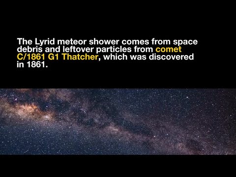 How to watch the brilliant Lyrid meteor shower in April +L5V