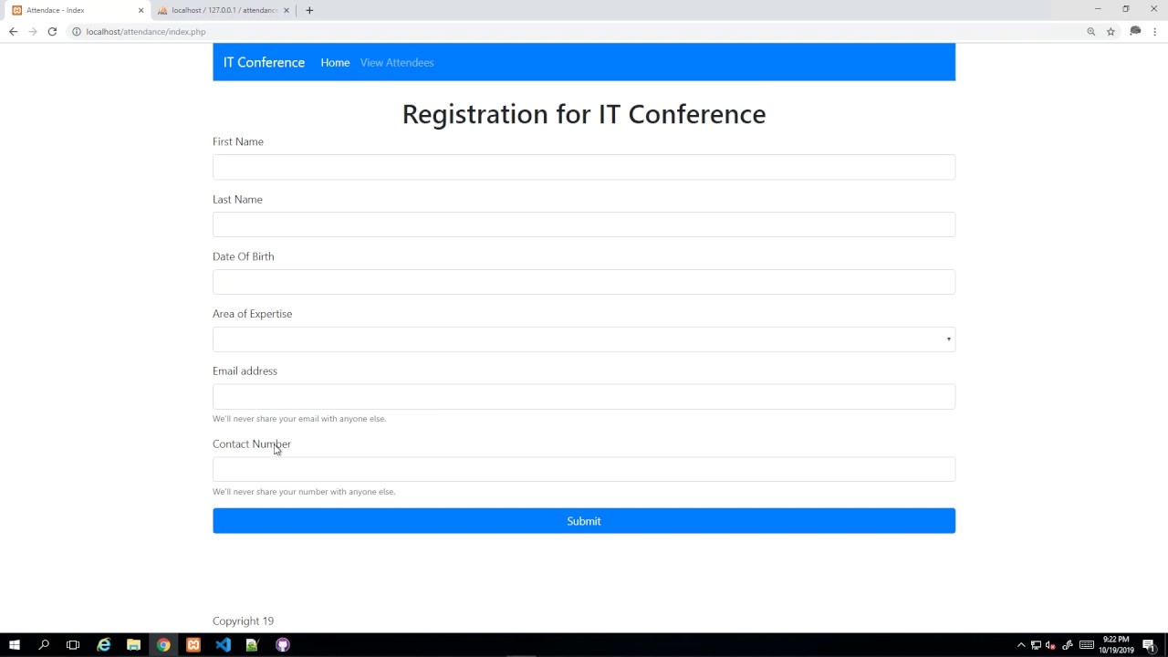 How To Setup PHP Authentication Database Table and Logic