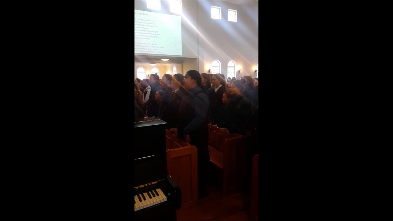 Iona College sings