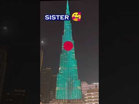 Pakistan vs other countries flags on Burj khalifa #shortsvideo #burjkhalifa