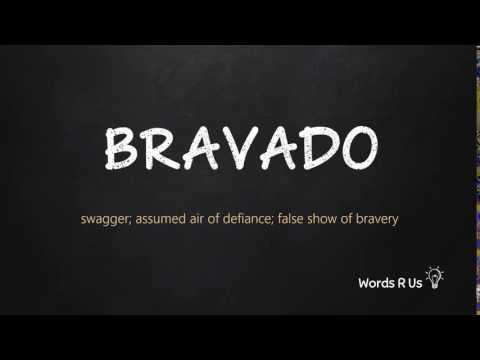 How to Pronounce BRAVADO in American English