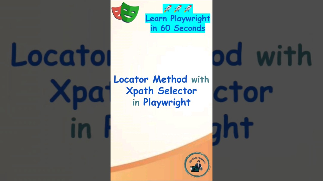 Playwright Tutorial | Locator Method with Xpath Selector in Playwright