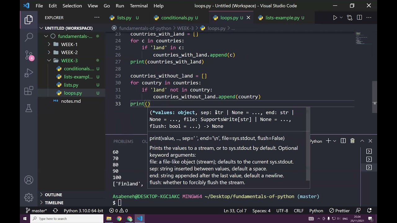 03-03 - Loops in Python