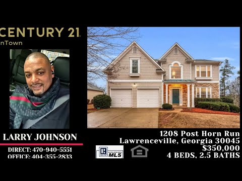 Realtor, Larry Johnson, 1208 Post Horn Run Lawrenceville, Georgia 30045 - $350,000 4 BED 2.5 BTH